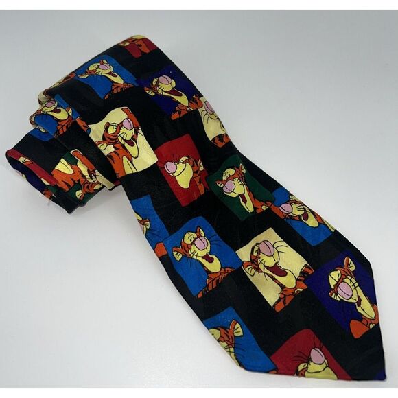 Disney | Accessories | Vintage Winnie The Pooh Tigger Necktie Mens ...